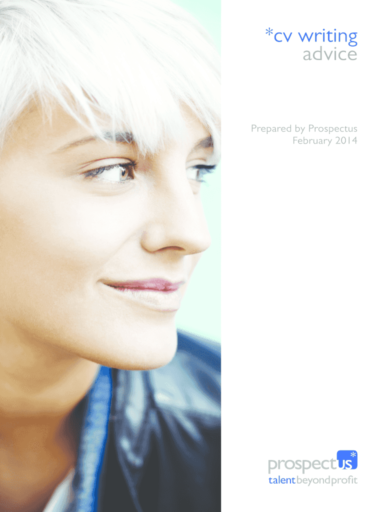 Fillable Online *cv writing Fax Email Print - pdfFiller