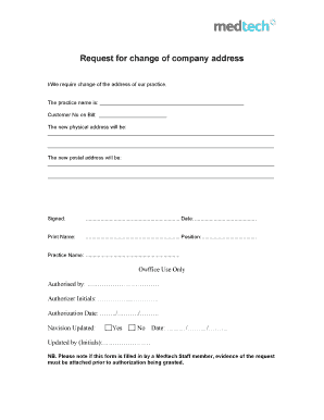 Fillable Online NZ Change of Company Address Request Form Fax Email ...