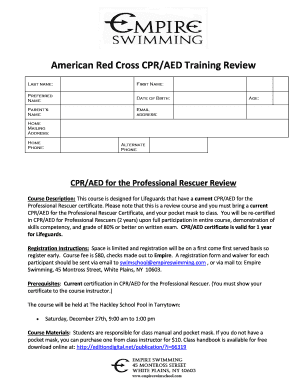 Fillable Online Cpr Pro Review Form Dec 2014 Fax Email Print - pdfFiller