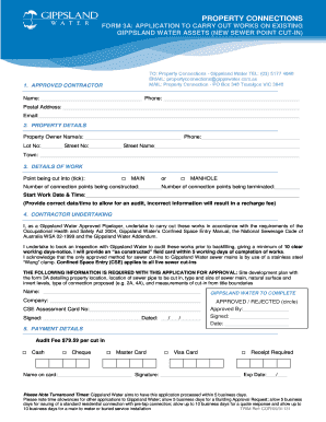 Fillable Online PROPERTY CONNECTIONS FORM 3A Fax Email Print - pdfFiller