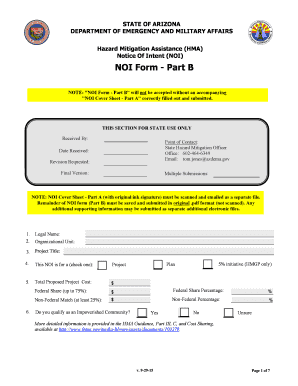 Fillable Online DEPARTMENT OF EMERGENCY AND MILITARY AFFAIRS t NOI NOI ...