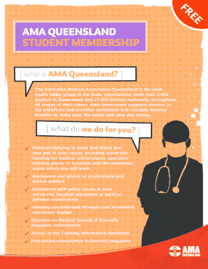 Fillable Online who is AMA Queensland Fax Email Print - pdfFiller