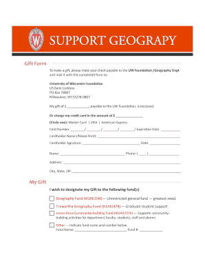 Fillable Online geography wisc Geography uwf printable form - geography ...