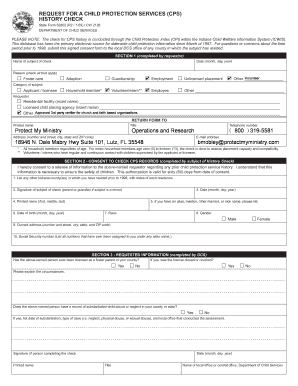 Fillable Online HISTORY CHECK Fax Email Print - pdfFiller