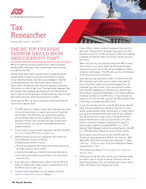 Fillable Online THE IRS TOP TIPS EVERY Fax Email Print - pdfFiller