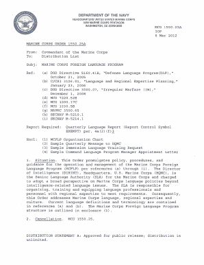 Marine Corps Reading List Book Report Format