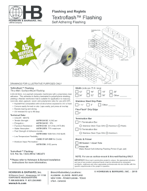 Fillable Online Flashing and Reglets TextroflashTM Flashing Fax Email ...