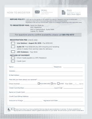Fillable Online 2015 annual cme seminar - TrustedPartner Fax Email Print - pdfFiller