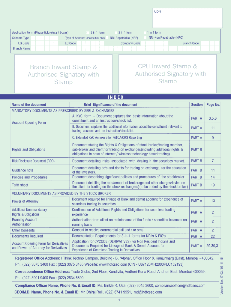 Fillable Online Branch Inward Stamp CPU Inward Stamp Authorised Fax ...