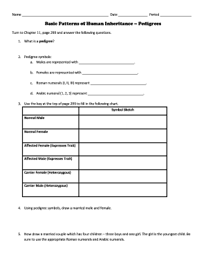 Fillable Online Basic Patterns of Human Inheritance Pedigrees - TypePad ...