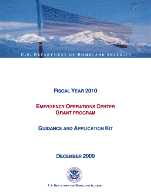 Fillable Online fema EMERGENCY OPERATIONS CENTER Fax Email Print ...