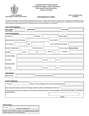 Fillable Online Commonwealth of Massachusetts Alcoholic Beverages ...