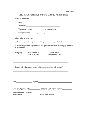 Fillable Online RCC Form 3 - riskmanagementndedu Fax Email Print ...