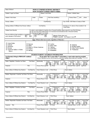 Fillable Online Students Nick Name Fax Email Print - pdfFiller