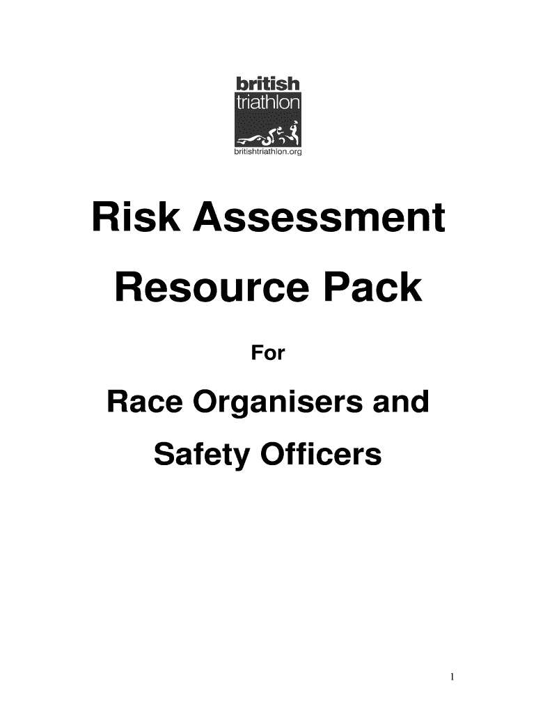 Fillable Online triathlonengland final risk assessment documentdoc ...