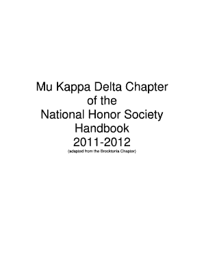 Fillable Online fallriverschools Mu Kappa Delta Chapter Fax Email Print ...