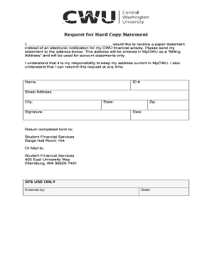 Fillable Online cwu hard-copy-statementdoc Fax Email Print - pdfFiller
