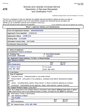 Fillable Online learningtech FCC Form Approval by OMB 30600806 Schools ...