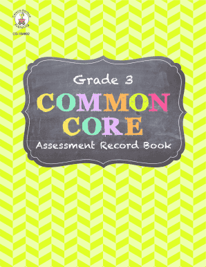 Fillable Online Grade 3 COMMON CORE ...