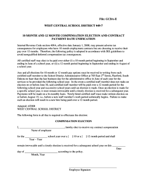 Fillable Online westcentral k12 sd File: GCBAE WEST CENTRAL SCHOOL ...