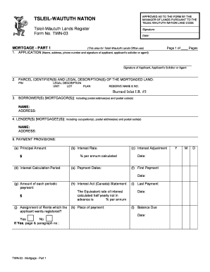 Fillable Online twnation Land Title Act - twnationca Fax Email Print ...
