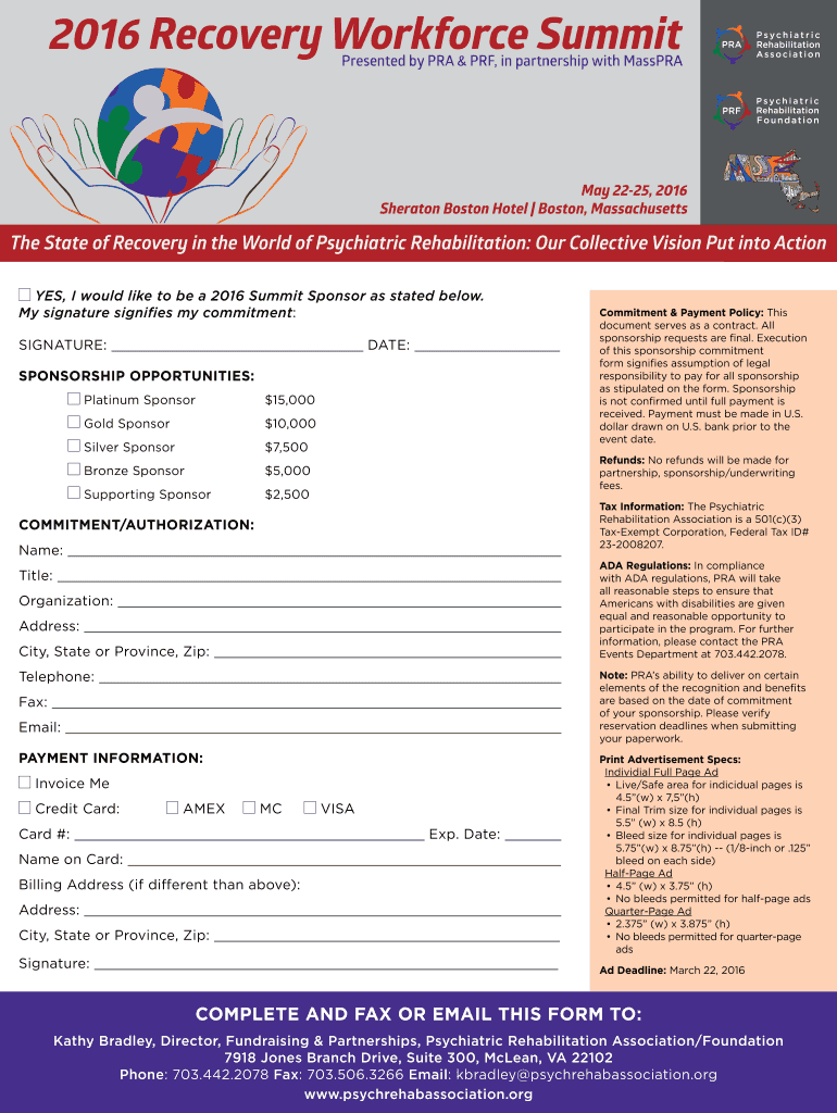 Fillable Online Presented by PRA amp PRF in partnership with MassPRA ...