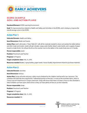 Fillable Online ECERS EXAMPLE Fax Email Print - pdfFiller