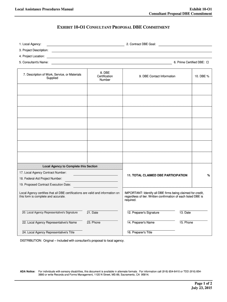 Fillable Online connectorjpa Exhibit 10-O1 Consultant Proposal DBE ...