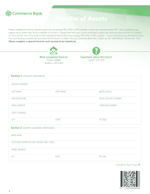 Fillable Online Transfer of Assets - Alegeus Fax Email Print - pdfFiller