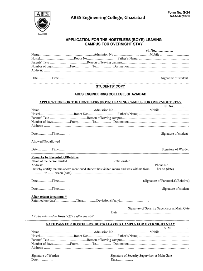 Fillable Online abes ac S24 w - abes ac Fax Email Print - pdfFiller