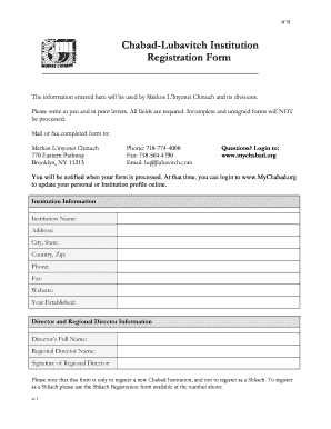 Institution Registration Form - Fill Online, Printable, Fillable, Blank ...