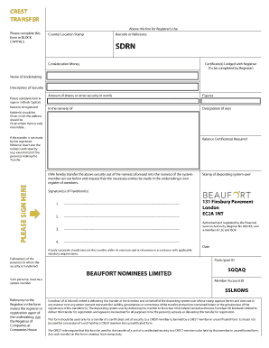 Fillable Online crest form page 1doc Fax Email Print - pdfFiller