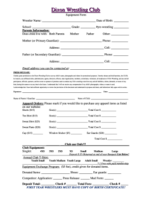 Fillable Online DWC Equipment Formdoc Fax Email Print - pdfFiller