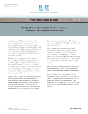 Fillable Online POC Questions to Ask Fax Email Print - pdfFiller