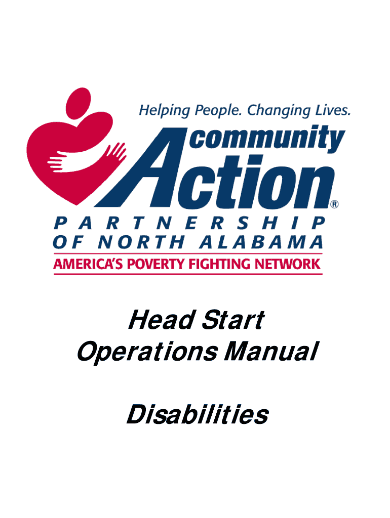 Fillable Online Head Start Operations Manual Disabilities Fax Email ...