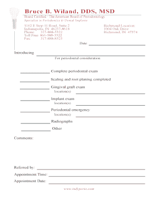 Fillable Online Referral-Slip-Richmond-Formpdf Fax Email Print - pdfFiller