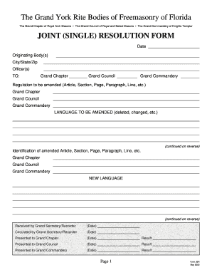 Grand York Rite Of Florida - Fill Online, Printable, Fillable, Blank ...