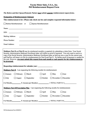 Fillable Online P65 Reimbursement Request Form - tvdrivethrucom Fax ...