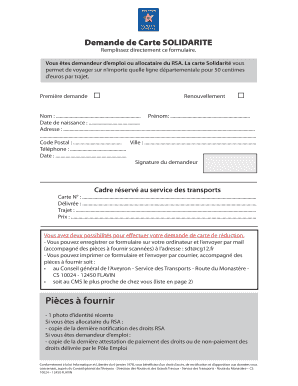 Remplissable En Ligne transports aveyron Form-carte-solidaritepdf Fax ...
