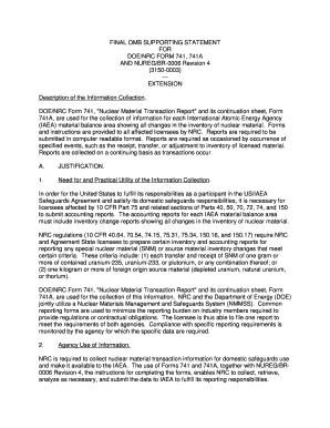 Fillable Online pbadupws nrc OMB 3150-0003 FINAL SS DOENRC Form 741 ...