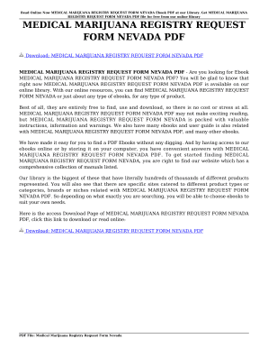 Fillable Online rajcpa MEDICAL MARIJUANA REGISTRY REQUEST FORM PDF ...