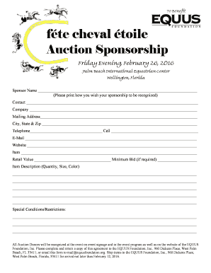 Fillable Online equusfoundation fte cheval toile - equusfoundation Fax ...