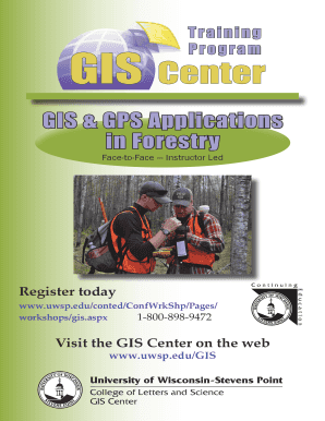 Fillable Online GIS GPS Applications in Forestry - michigansaforg Fax ...