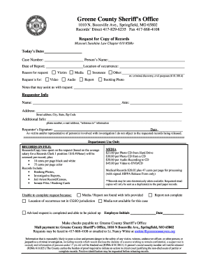 Fillable Online greenecountymosheriff Sunshine Request FORM As Of 042315 - greenecountymosheriff ...
