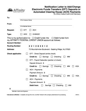 Fillable Online Notification Letter to AddChange Fax Email Print ...