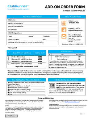 Fillable Online Barcode Scanner Module Fax Email Print - pdfFiller