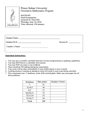 Fillable Online info psu edu Student ID #: - info psu edu Fax Email ...