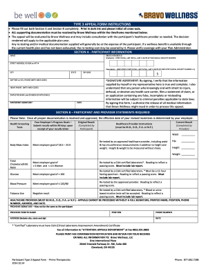 Fillable Online TYPE 3 APPEAL FORM INSTRUCTIONS - primeviewplanscom Fax ...