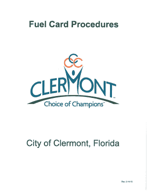 Fillable Online Fuel Card ProceduresPin Acknowledgement Fax Email Print ...