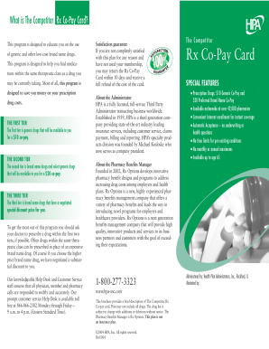 Fillable Online What is The Competitor Rx CoPay Card Fax Email Print ...